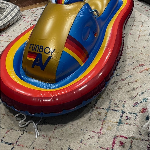 Funboy | Games | Funboy Retro Jet Ski Pool Float Snow Sled Gold Red ...